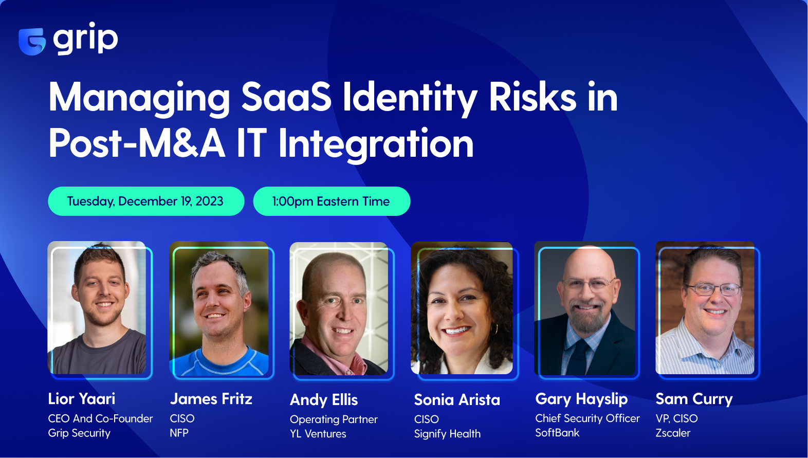 Webinar | Managing SaaS Identity Risks in Post-Merger IT Integration ...